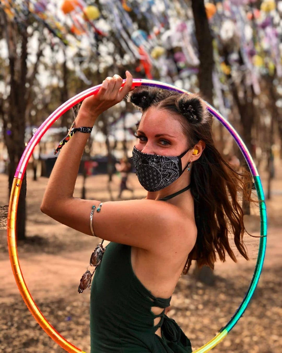 Colour Shifting Rainbow - Taped Hula Hoop – Bayside Hooping